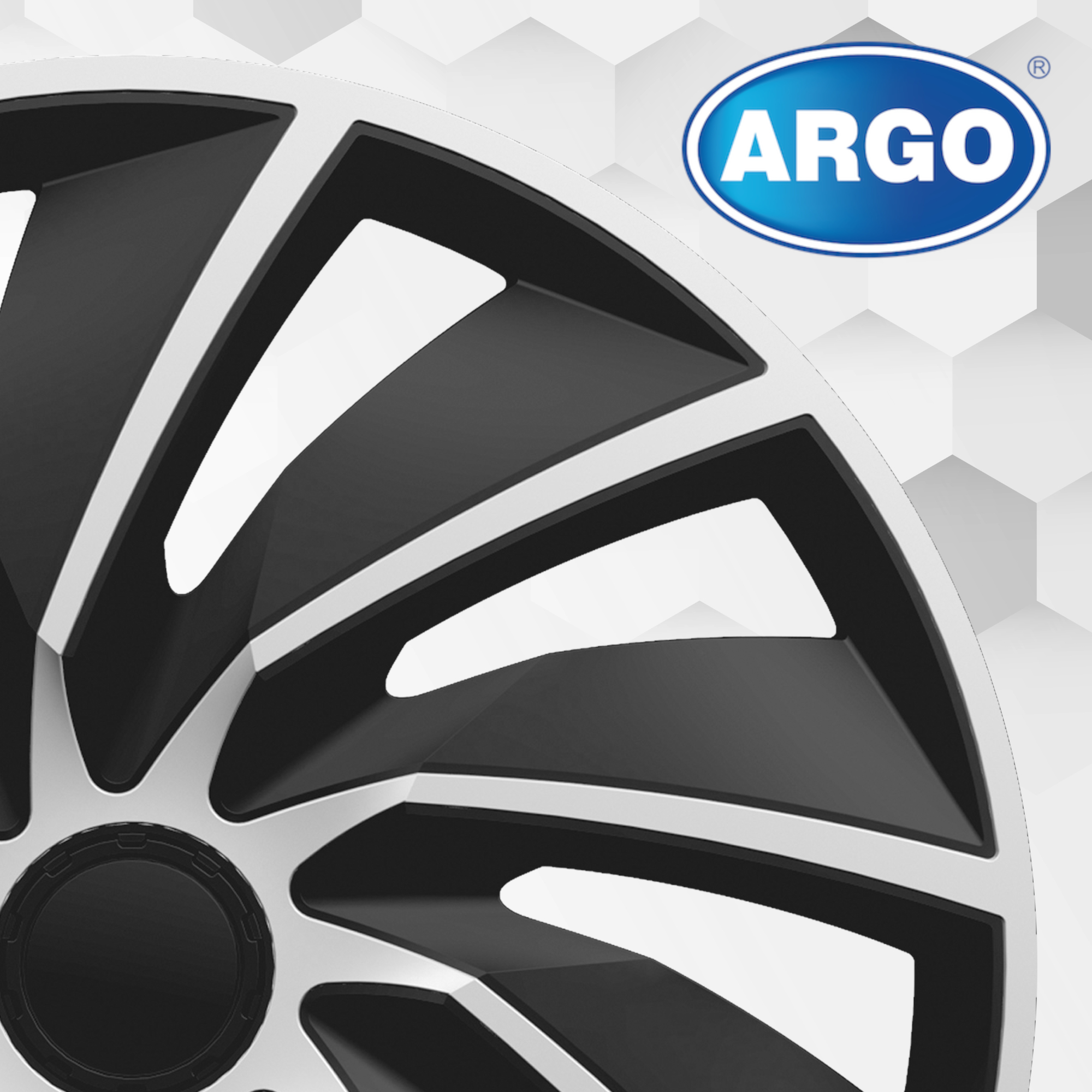 Set 4, Capace Roti, Gorecki, Argo, Turbo Van Silver Black, 17", ABS ...